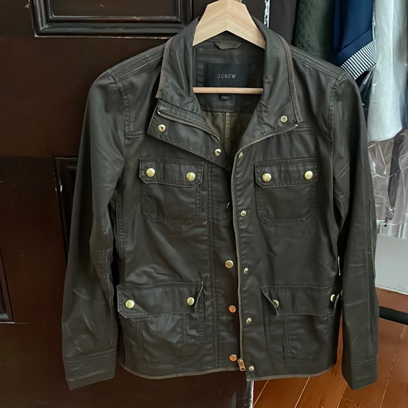 J. Crew | Jackets & Coats | J Crew Utility Rain Jacket Like New | Poshmark